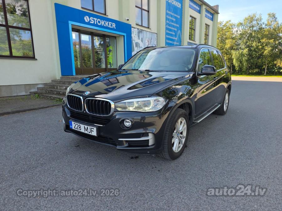 Black BMW X5 2014 in Tallinn, with an engine capacity of 3.00 L and mileage of 433 thousand km for 13640 €, photo 1 on AUTOMOTO.COM.LV