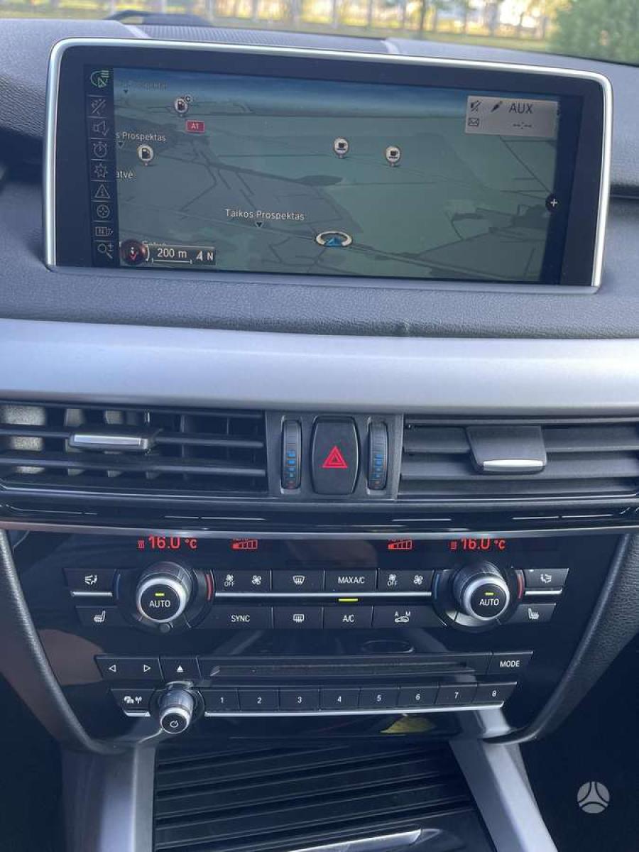Melns BMW X5 2014 Kauņa, ar dzinēja tilpumu 3.00 L un nobraukumu 289 tūkst. km par 14250 €, foto 23 vietnē AUTOMOTO.COM.LV