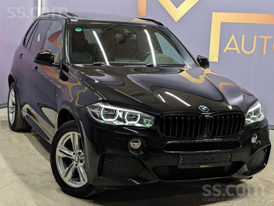 Black BMW X5 2014 in Jurmala, with an engine capacity of 3.00 L and mileage of 263 thousand km for 22950 €, photo 6 on AUTOMOTO.COM.LV