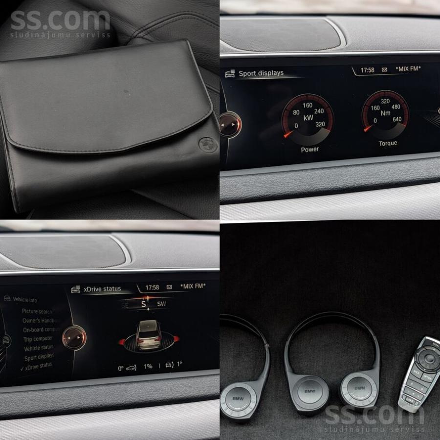 Black BMW X5 2014 in Jurmala, with an engine capacity of 3.00 L and mileage of 263 thousand km for 22950 €, photo 36 on AUTOMOTO.COM.LV