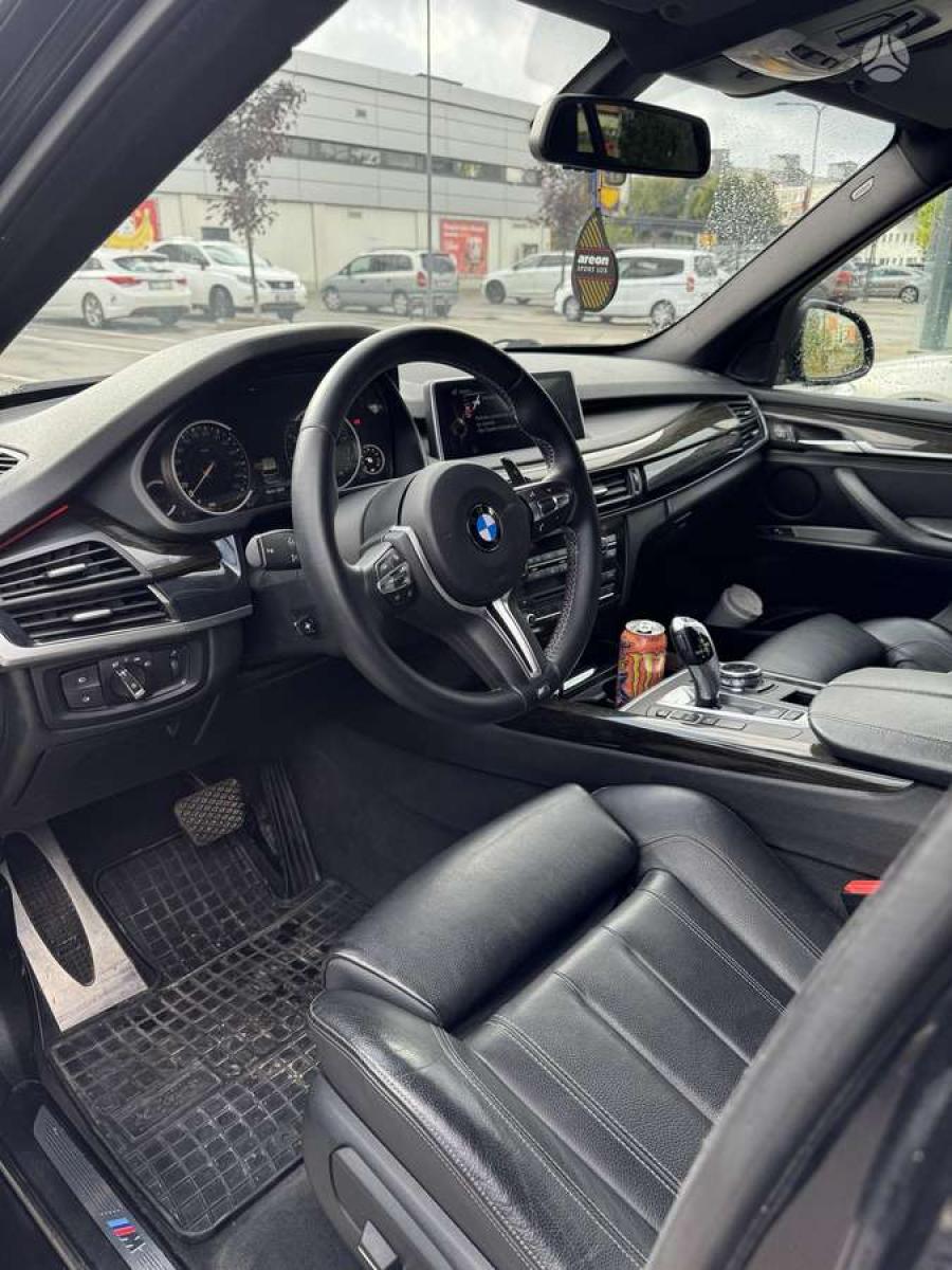 Black BMW X5 2014 in Klaipeda, with an engine capacity of 2.98 L and mileage of 321 thousand km for 16500 €, photo 9 on AUTOMOTO.COM.LV