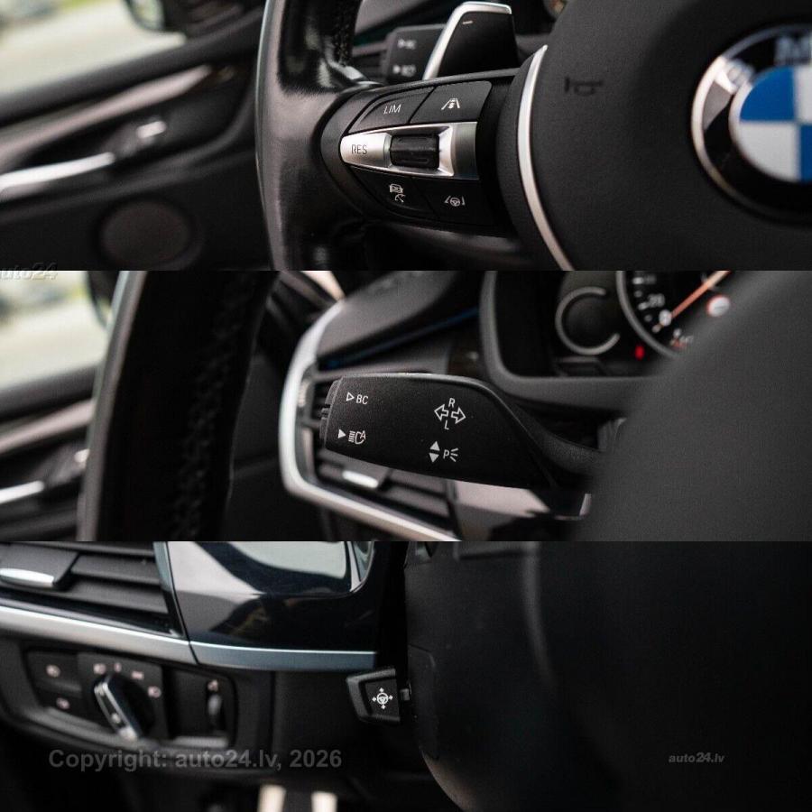 Black BMW X5 2015 in Tartu, with an engine capacity of 3.00 L and mileage of 163 thousand km for 27400 €, photo 25 on AUTOMOTO.COM.LV