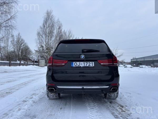 Black BMW X5 2015 in Riga, with an engine capacity of 3.00 L and mileage of 0 thousand km for 22490 €, photo 4 on AUTOMOTO.COM.LV