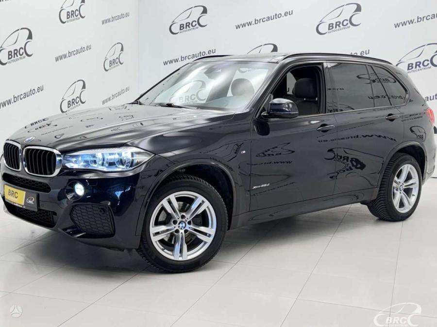 Black BMW X5 2015 in Vilnius, with an engine capacity of 2.00 L and mileage of 246 thousand km for 19300 €, photo 1 on AUTOMOTO.COM.LV