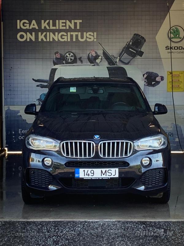Black BMW X5 2015 in Tallinn, with an engine capacity of 3.00 L and mileage of 164 thousand km for 29500 €, photo 2 on AUTOMOTO.COM.LV