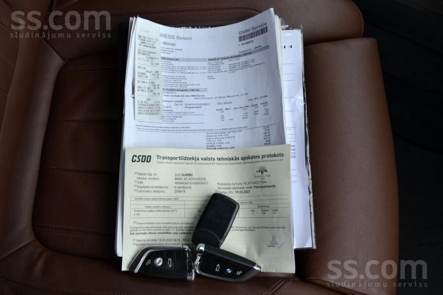 Черный БМВ Х5 2015 в Тукумс, объемом двигателя 3.00 л и пробегом 259 тыс. км за 20190 €, фото 36 на AUTOMOTO.COM.LV