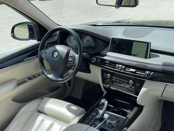 Черный БМВ Х5 2015 в Вильнюс, объемом двигателя 2.99 л и пробегом 158 тыс. км за 18900 €, фото 7 на AUTOMOTO.COM.LV