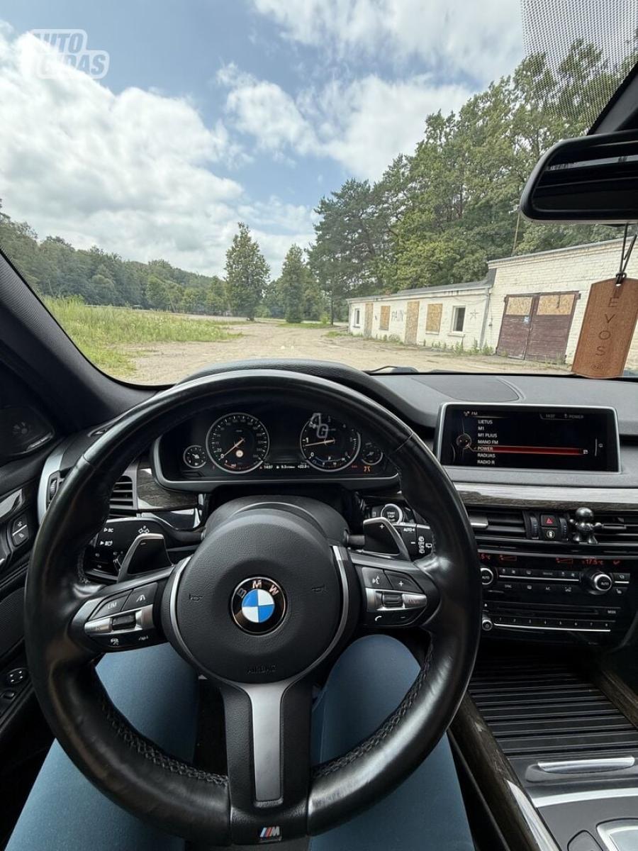 Black BMW X5 2015 in Kaunas, with an engine capacity of 3.00 L and mileage of 244 thousand km for 20000 €, photo 8 on AUTOMOTO.COM.LV