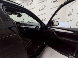 Black BMW X5 2015 in Vilnius, with an engine capacity of 2.99 L and mileage of 243 thousand km for 18255 €, photo 10 on AUTOMOTO.COM.LV