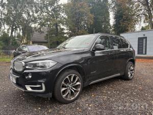 Black BMW X5 2015 in Riga, with an engine capacity of 3.00 L and mileage of 0 thousand km for 15650 €, photo 6 on AUTOMOTO.COM.LV