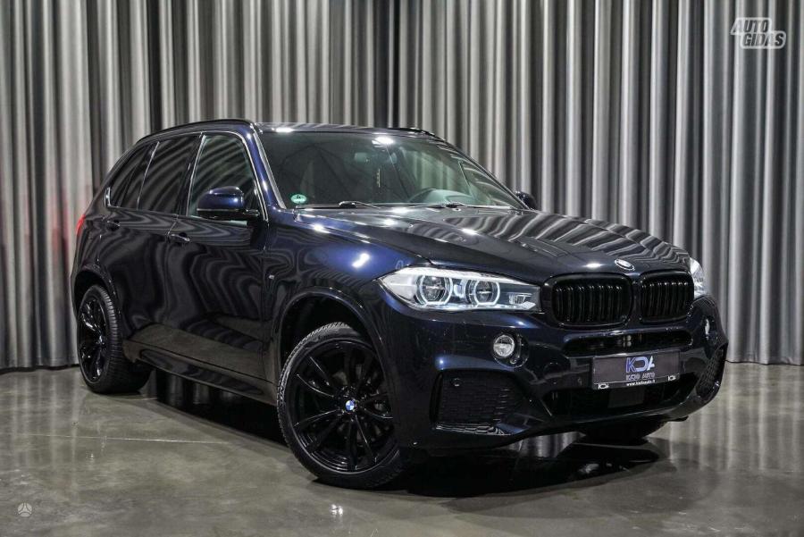 Black BMW X5 2016 in Marijampole, with an engine capacity of 3.00 L and mileage of 225 thousand km for 22850 €, photo 1 on AUTOMOTO.COM.LV