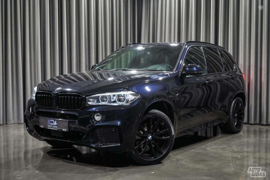 Black BMW X5 2016 in Marijampole, with an engine capacity of 3.00 L and mileage of 225 thousand km for 22850 €, photo 5 on AUTOMOTO.COM.LV
