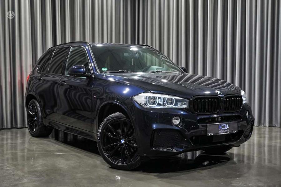 Black BMW X5 2016 in Marijampole, with an engine capacity of 2.99 L and mileage of 225 thousand km for 22850 €, photo 1 on AUTOMOTO.COM.LV