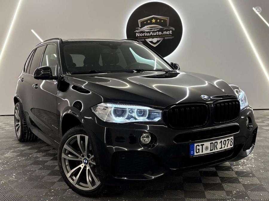 Black BMW X5 2016 in Marijampole, with an engine capacity of 2.99 L and mileage of 340 thousand km for 21450 €, photo 1 on AUTOMOTO.COM.LV