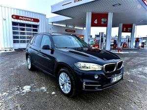 Black BMW X5 2016 in Taurage, with an engine capacity of 2.99 L and mileage of 265 thousand km for 16900 €, photo  on AUTOMOTO.COM.LV