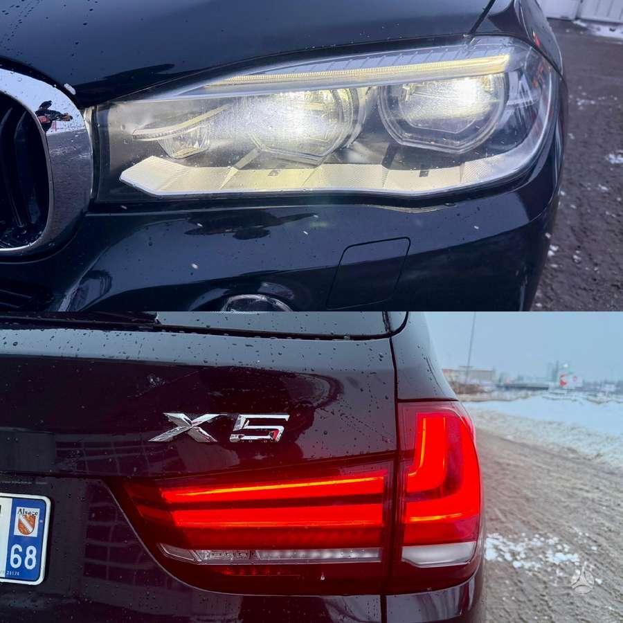 Black BMW X5 2016 in Taurage, with an engine capacity of 2.99 L and mileage of 265 thousand km for 16900 €, photo 13 on AUTOMOTO.COM.LV