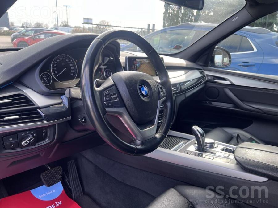 Black BMW X5 2016 in Talsi, with an engine capacity of 3.00 L and mileage of 214 thousand km for 29970 €, photo 19 on AUTOMOTO.COM.LV