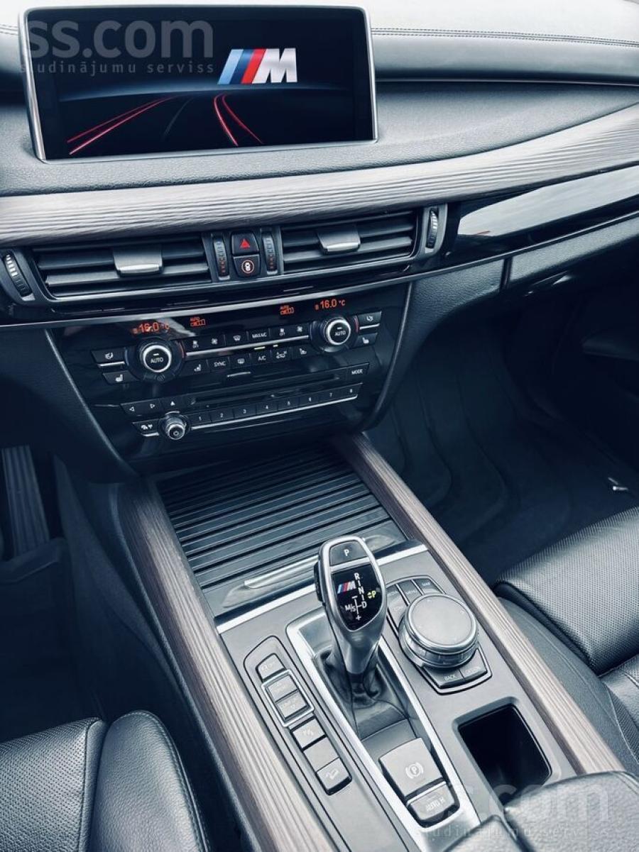 Melns BMW X5 2016 Rīga, ar dzinēja tilpumu 3.00 L un nobraukumu 163 tūkst. km par 32990 €, foto 9 vietnē AUTOMOTO.COM.LV