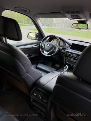 Black BMW X5 2016 in Tallinn, with an engine capacity of 3.00 L and mileage of 156 thousand km for 21900 €, photo 6 on AUTOMOTO.COM.LV