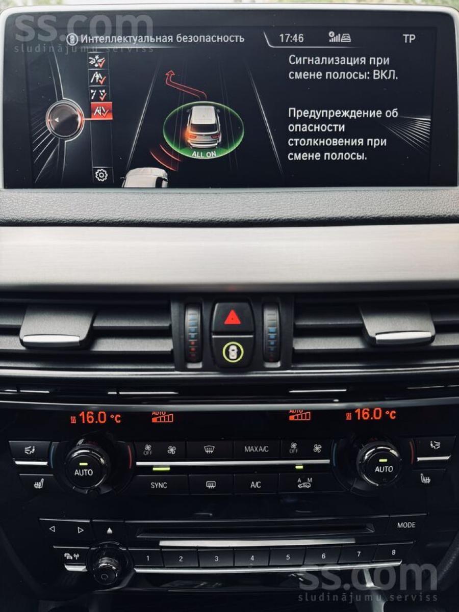 Black BMW X5 2016 in Liepaja, with an engine capacity of 4.00 L and mileage of 178 thousand km for 25500 €, photo 20 on AUTOMOTO.COM.LV
