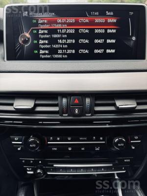 Black BMW X5 2016 in Liepaja, with an engine capacity of 4.00 L and mileage of 178 thousand km for 25500 €, photo 21 on AUTOMOTO.COM.LV