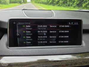 Black BMW X5 2016 in Kaunas, with an engine capacity of 3.00 L and mileage of 250 thousand km for 17989 €, photo 29 on AUTOMOTO.COM.LV