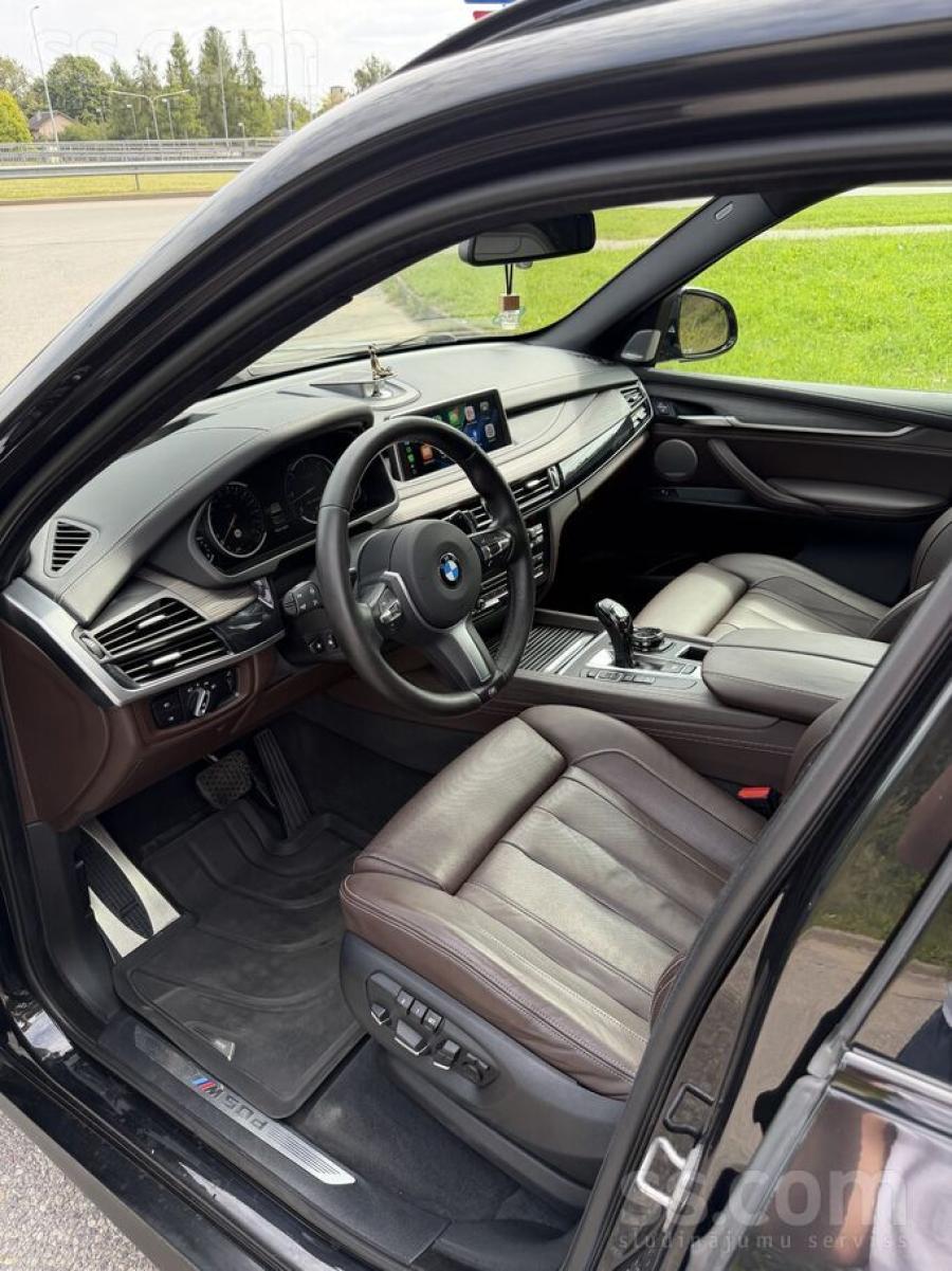 Melns BMW X5 2016 Rīga, ar dzinēja tilpumu 3.00 L un nobraukumu 185 tūkst. km par 26900 €, foto 9 vietnē AUTOMOTO.COM.LV