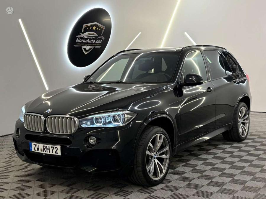Black BMW X5 2016 in Marijampole, with an engine capacity of 2.99 L and mileage of 211 thousand km for 25750 €, photo 10 on AUTOMOTO.COM.LV