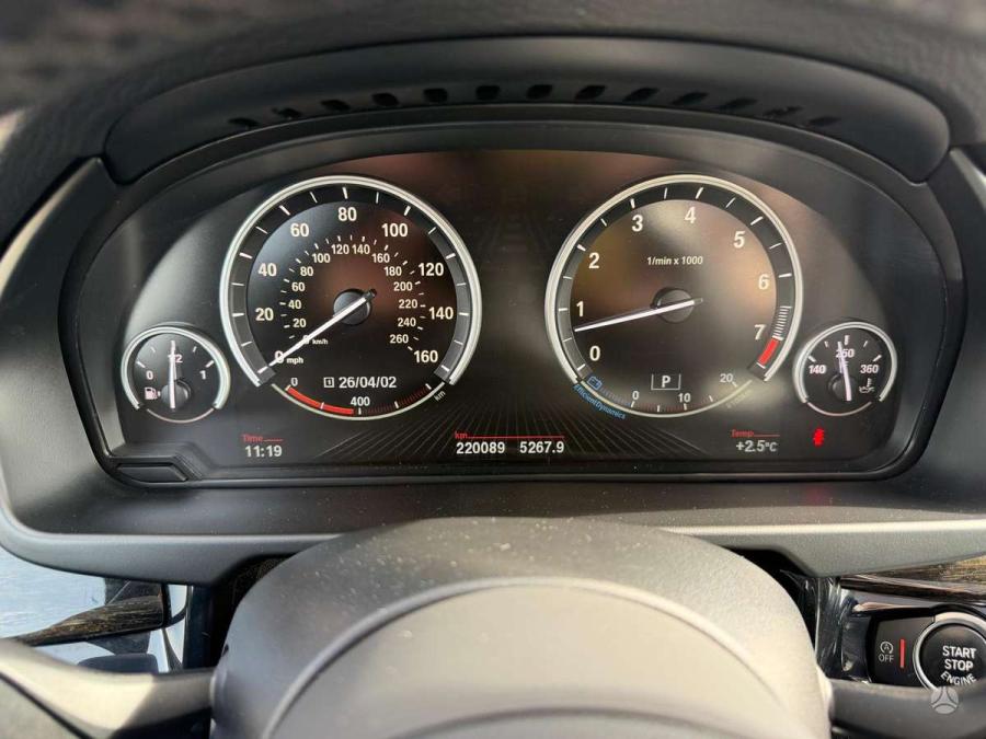 Black BMW X5 2016 in Klaipeda, with an engine capacity of 2.98 L and mileage of 225 thousand km for 15500 €, photo 14 on AUTOMOTO.COM.LV