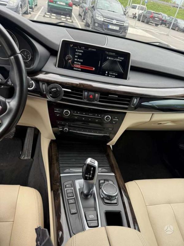 Melns BMW X5 2016 Kauņa, ar dzinēja tilpumu 2.98 L un nobraukumu 114 tūkst. km par 19750 €, foto 9 vietnē AUTOMOTO.COM.LV