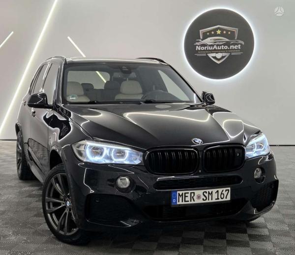 Black BMW X5 2017 in Marijampole, with an engine capacity of 2.99 L and mileage of 283 thousand km for 26999 €, photo 1 on AUTOMOTO.COM.LV