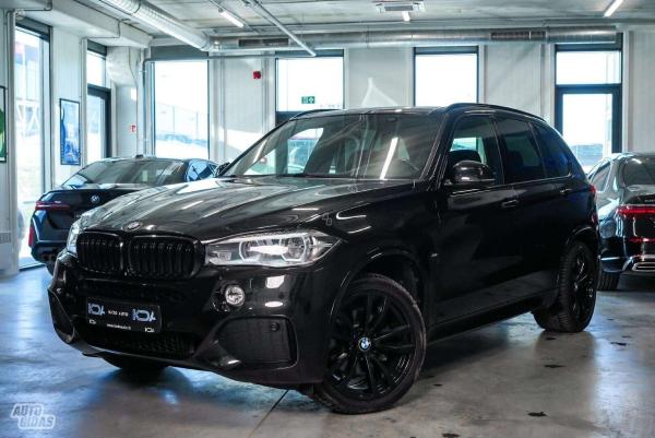 Black BMW X5 2017 in Marijampole, with an engine capacity of 3.00 L and mileage of 178 thousand km for 26650 €, photo 5 on AUTOMOTO.COM.LV