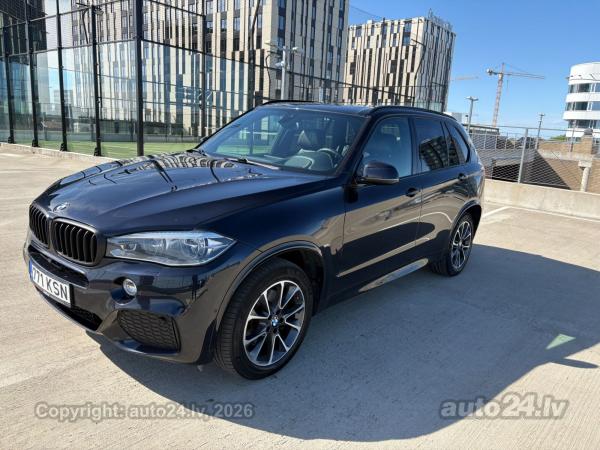 Black BMW X5 2017 in Tallinn, with an engine capacity of 3.00 L and mileage of 214 thousand km for 25900 €, photo 1 on AUTOMOTO.COM.LV