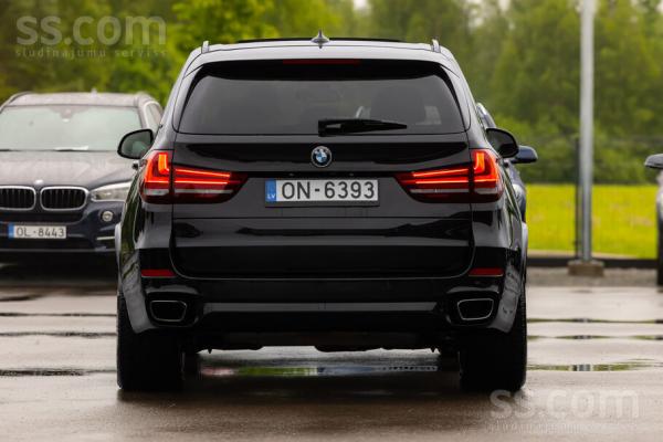 Black BMW X5 2017 in Jelgava, with an engine capacity of 2.00 L and mileage of 0 thousand km for 22500 €, photo 5 on AUTOMOTO.COM.LV