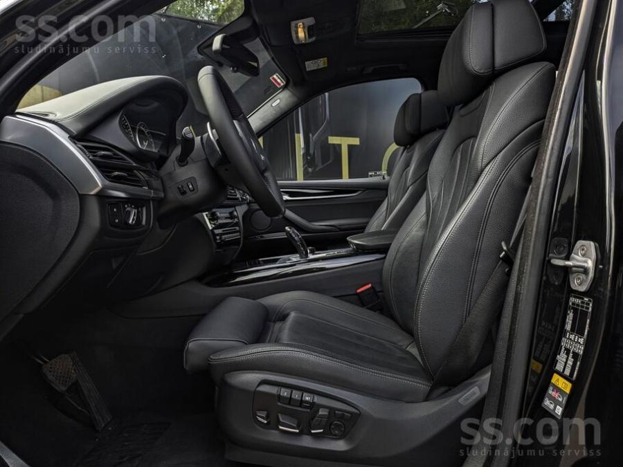 Melns BMW X5 2017 Tukums, ar dzinēja tilpumu 2.00 L un nobraukumu 127 tūkst. km par 22990 €, foto 7 vietnē AUTOMOTO.COM.LV