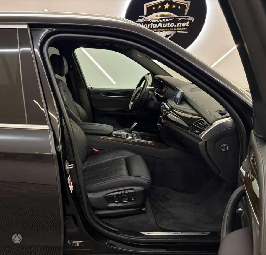 Melns BMW X5 2017 Marijampole, ar dzinēja tilpumu 2.99 L un nobraukumu 195 tūkst. km par 22650 €, foto 19 vietnē AUTOMOTO.COM.LV