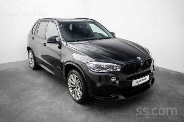 Black BMW X5 2017 in Tallinn, with an engine capacity of 2.00 L and mileage of 126 thousand km for 23999 €, photo 6 on AUTOMOTO.COM.LV
