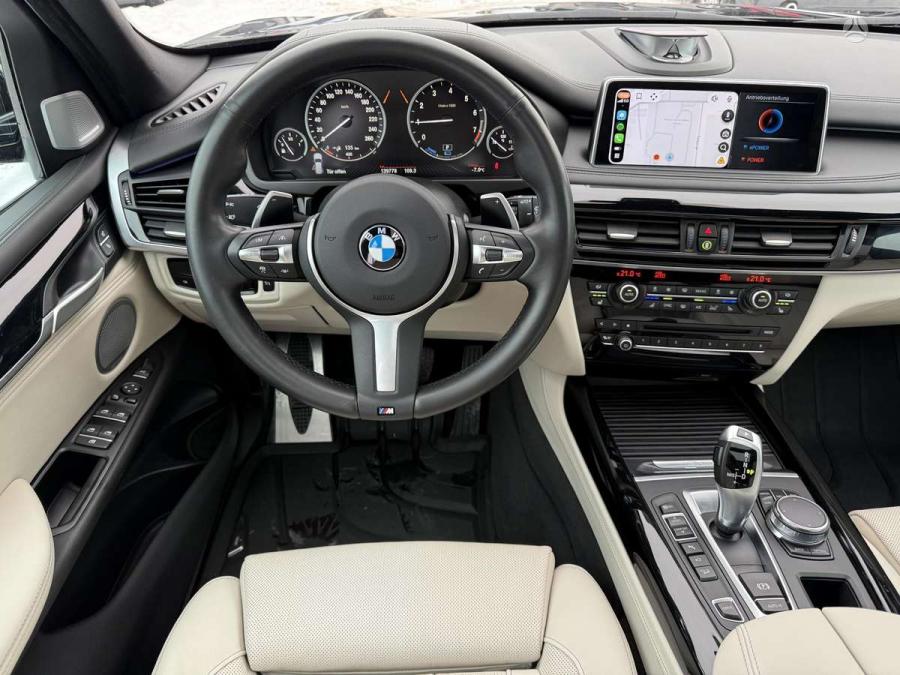 Melns BMW X5 2018 Kauņa, ar dzinēja tilpumu 2.00 L un nobraukumu 139 tūkst. km par 24990 €, foto 15 vietnē AUTOMOTO.COM.LV