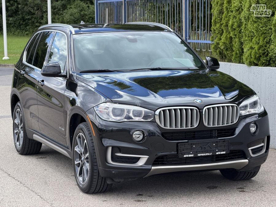 Black BMW X5 2018 in Vilnius, with an engine capacity of 3.00 L and mileage of 38 thousand km for 28000 €, photo 6 on AUTOMOTO.COM.LV