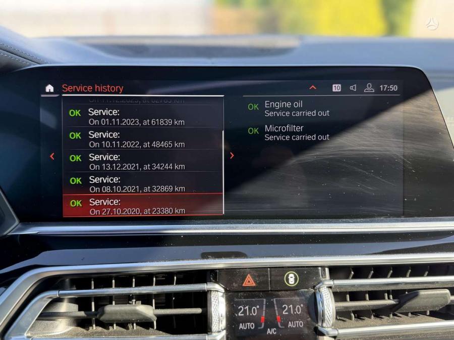 Черный БМВ Х5 2018 в Вилкавишкис, объемом двигателя 2.99 л и пробегом 78 тыс. км за 41500 €, фото 25 на AUTOMOTO.COM.LV