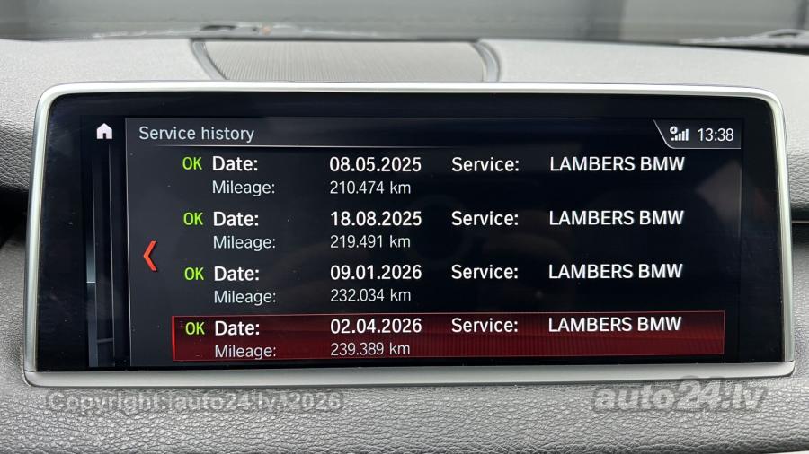 Melns BMW X5 2018 Pērnava, ar dzinēja tilpumu 2.00 L un nobraukumu 246 tūkst. km par 25900 €, foto 23 vietnē AUTOMOTO.COM.LV