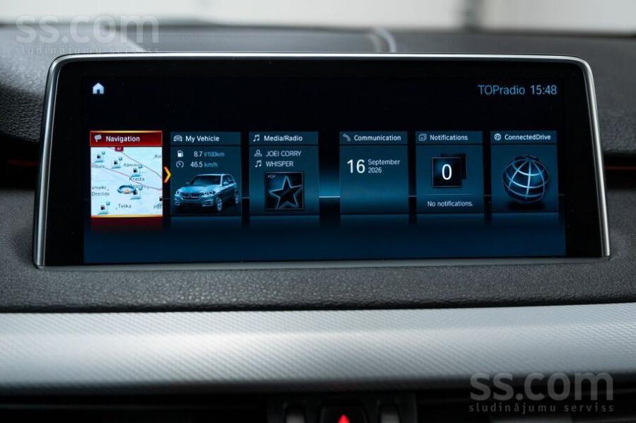 Black BMW X5 2018 in Riga, with an engine capacity of 3.00 L and mileage of 174 thousand km for 22500 €, photo 17 on AUTOMOTO.COM.LV