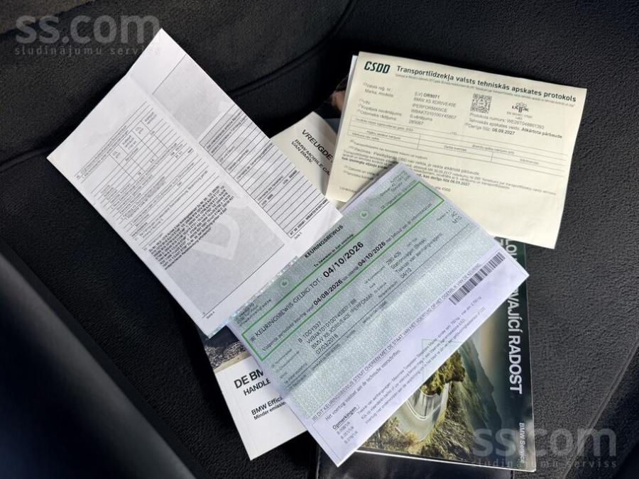Black BMW X5 2018 in Riga, with an engine capacity of 2.00 L and mileage of 285 thousand km for 19995 €, photo 32 on AUTOMOTO.COM.LV