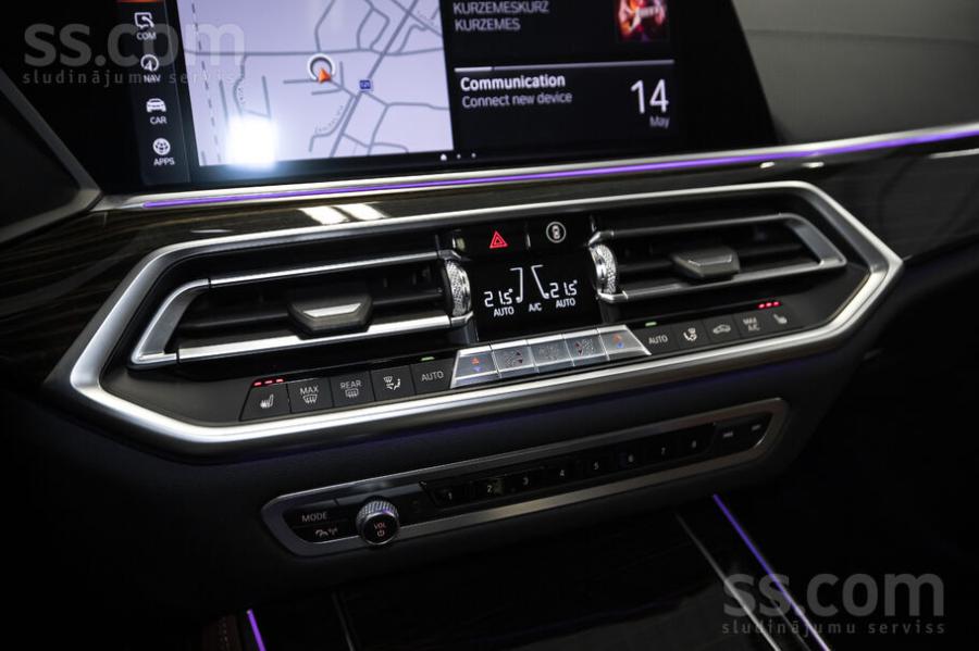 Melns BMW X5 2019 Tukums, ar dzinēja tilpumu 3.00 L un nobraukumu 0 tūkst. km par 43990 €, foto 21 vietnē AUTOMOTO.COM.LV
