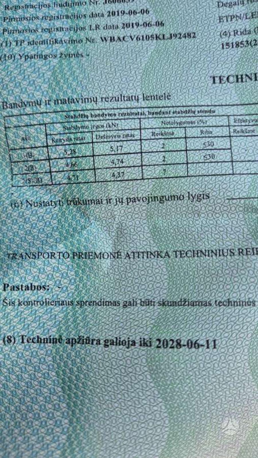 Черный БМВ Х5 2019 в Паланга, объемом двигателя 2.99 л и пробегом 228 тыс. км за 39800 €, фото 38 на AUTOMOTO.COM.LV