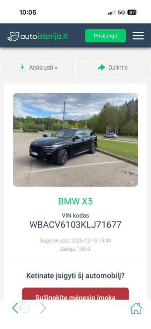 Black BMW X5 2019 in Kaunas, with an engine capacity of 3.00 L and mileage of 222 thousand km for 36500 €, photo 49 on AUTOMOTO.COM.LV