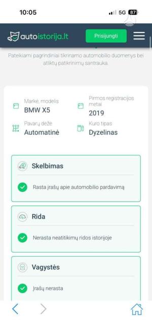 Black BMW X5 2019 in Kaunas, with an engine capacity of 3.00 L and mileage of 222 thousand km for 36500 €, photo 50 on AUTOMOTO.COM.LV