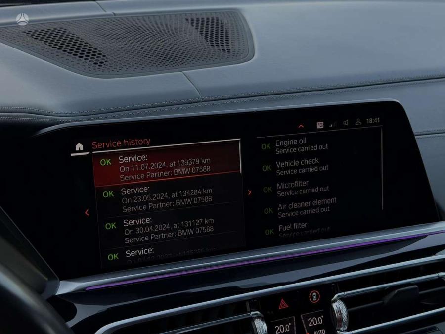 Melns BMW X5 2019 Rokiškis, ar dzinēja tilpumu 2.99 L un nobraukumu 178 tūkst. km par 35850 €, foto 54 vietnē AUTOMOTO.COM.LV