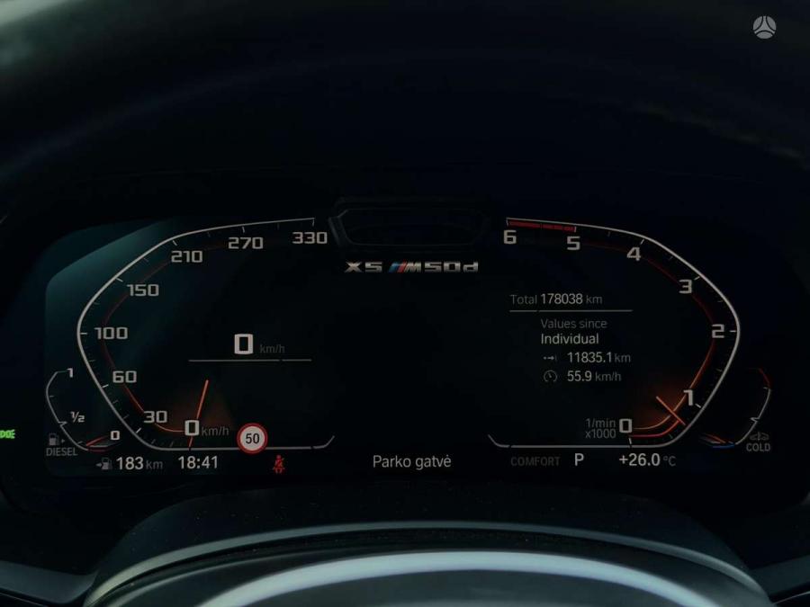 Melns BMW X5 2019 Rokiškis, ar dzinēja tilpumu 2.99 L un nobraukumu 178 tūkst. km par 35850 €, foto 55 vietnē AUTOMOTO.COM.LV