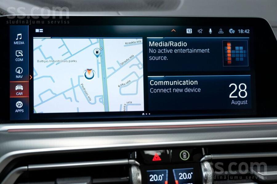 Черный БМВ Х5 2020 в Рига, объемом двигателя 3.00 л и пробегом 91 тыс. км за 48500 €, фото 23 на AUTOMOTO.COM.LV